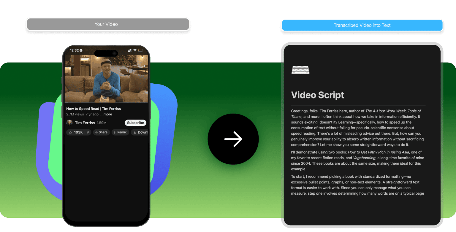 Transcribe Video to Text - Free, Accurate Converter (AI)